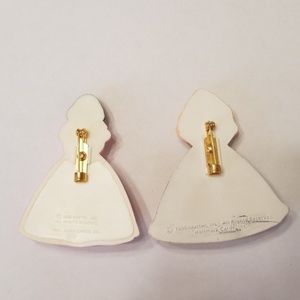Barbie | Jewelry | Vintage Holiday Barbie Pin Duo | Poshmark